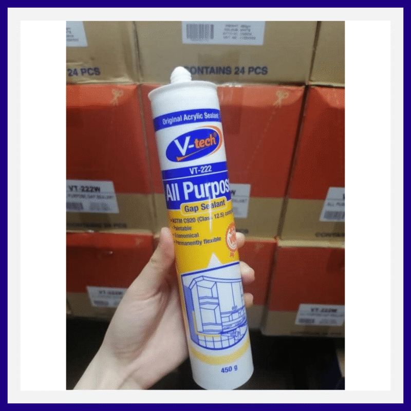 Silicone V-Tech Acrylic 450gm VT-222MA8A | Premium Sealant